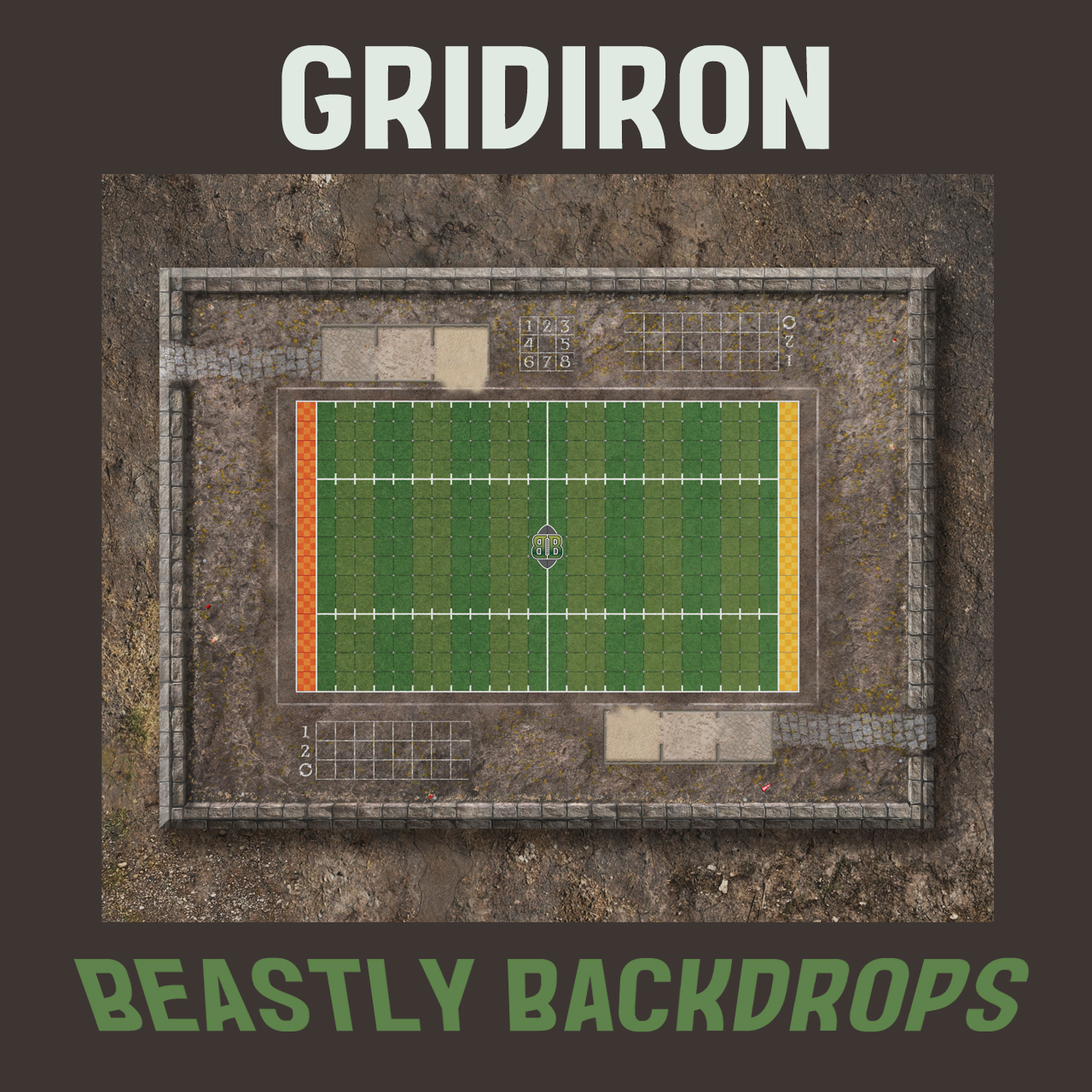 Gridiron ⋆ War Sigil Terrain Mats